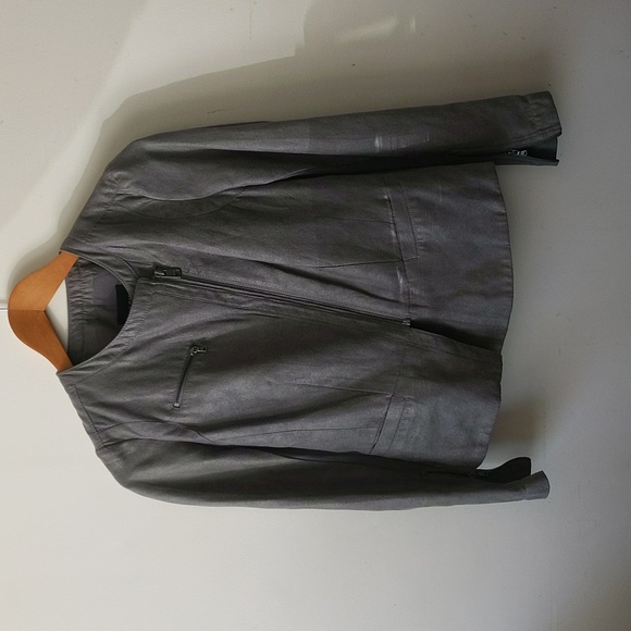 Dkny | Jackets & Coats | Dkny Faux Suede Asymmetrical Jacket Size Xs ...